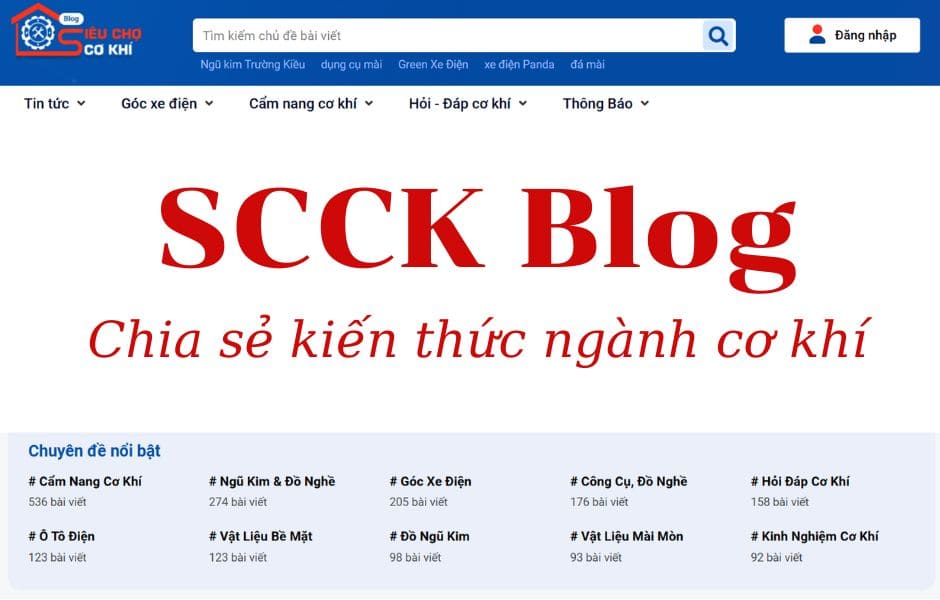 SCCK.Blog - Siêu Chợ Cơ Khí